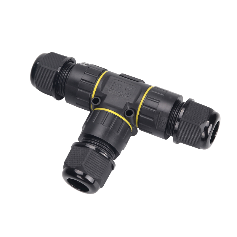 T - connector | Stroomkabel verbinding | M25 | IP68 — MiBoxerStore.nl